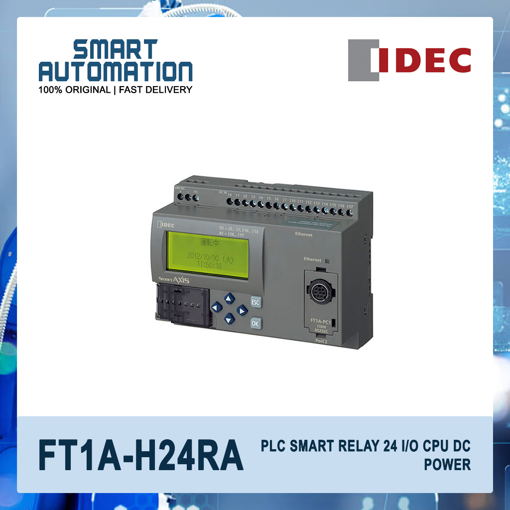Jual IDEC FT1A-H24RA PLC Smart Relay 24 I/O CPU DC Power | Shopee Indonesia