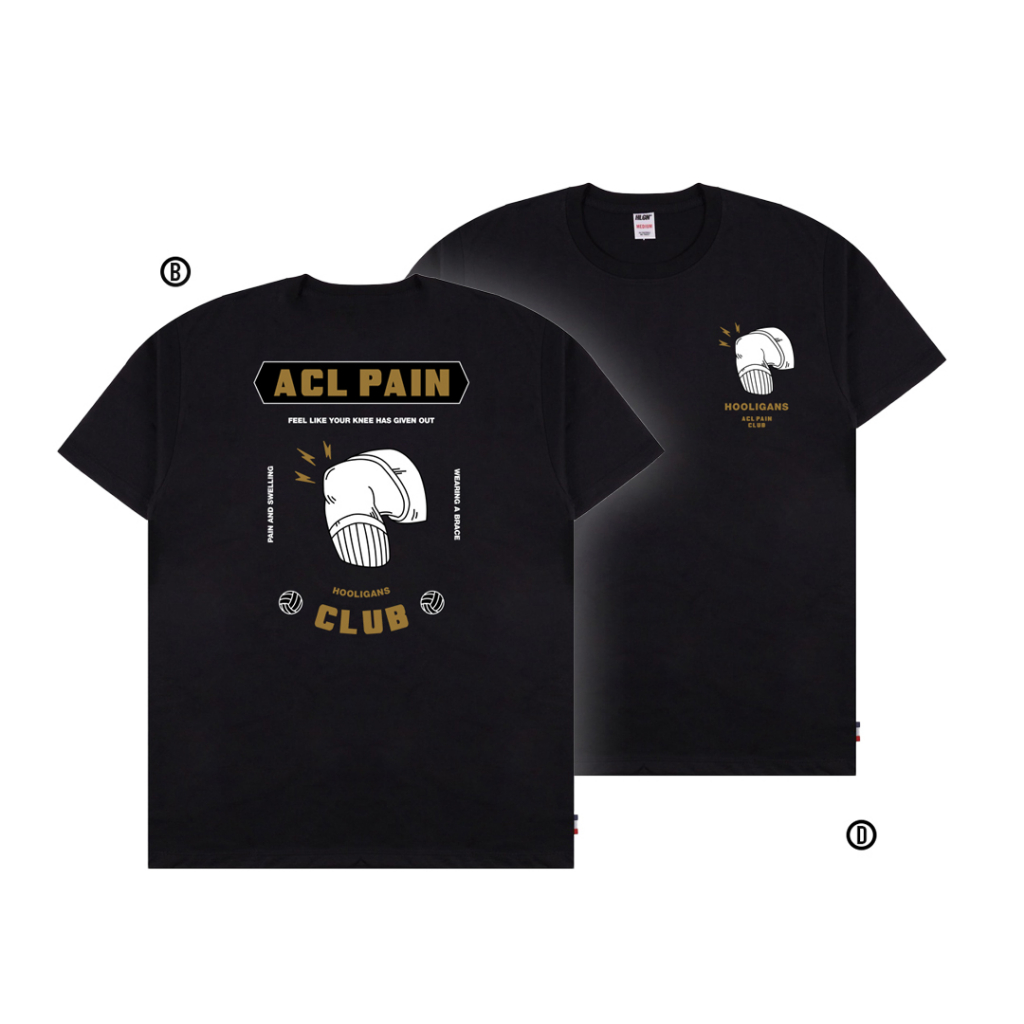 Jual HOOLIGANS T-Shirt ACL Club Black | Shopee Indonesia