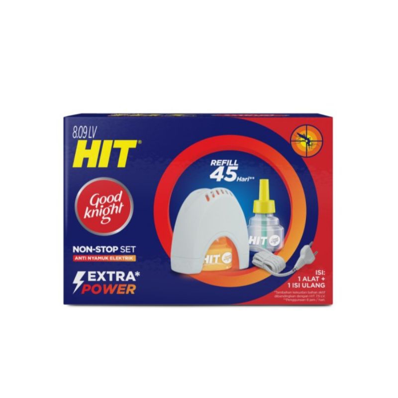 Jual HIT Non-Stop Set Anti Nyamuk Elektrik (1 alat + 1 isi ulang ...