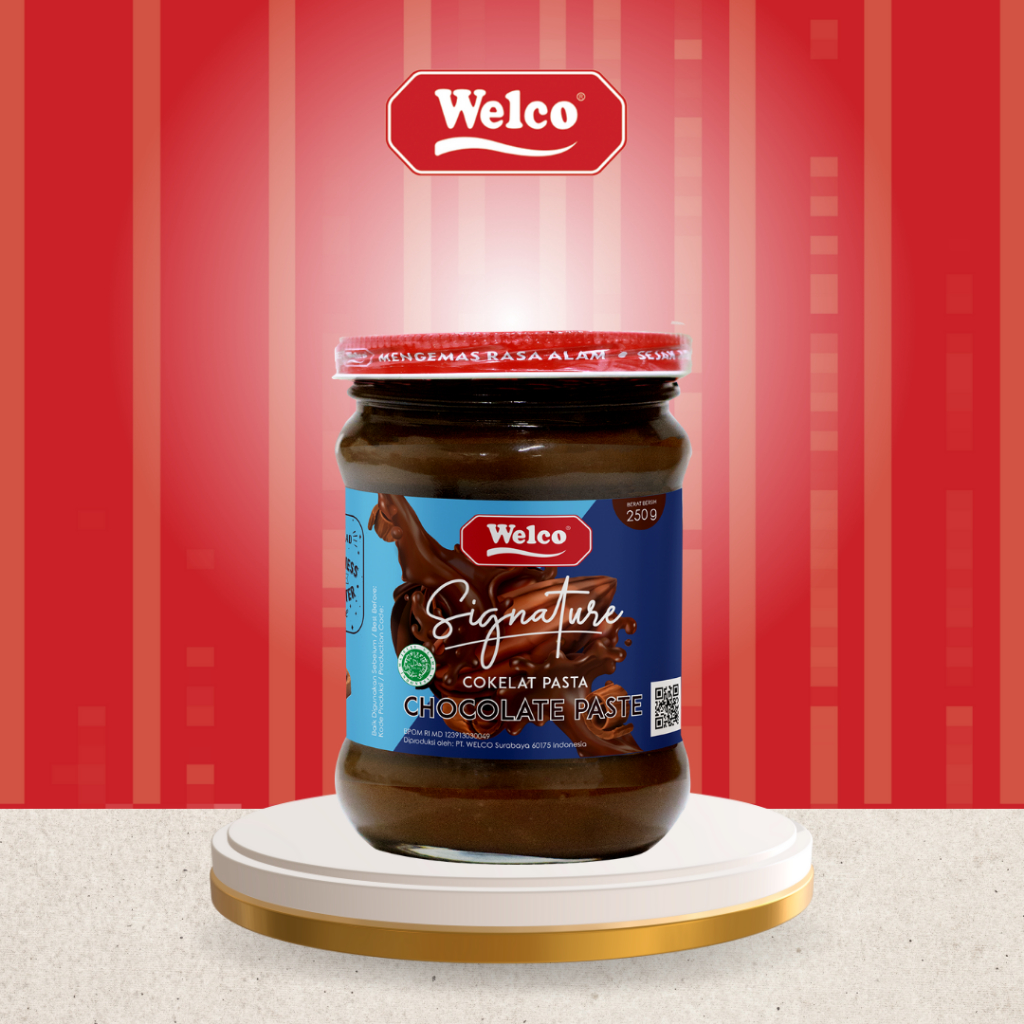 Jual Pasta Chocolate Signature Welco 250 gr / Selai Cokelat welco ...