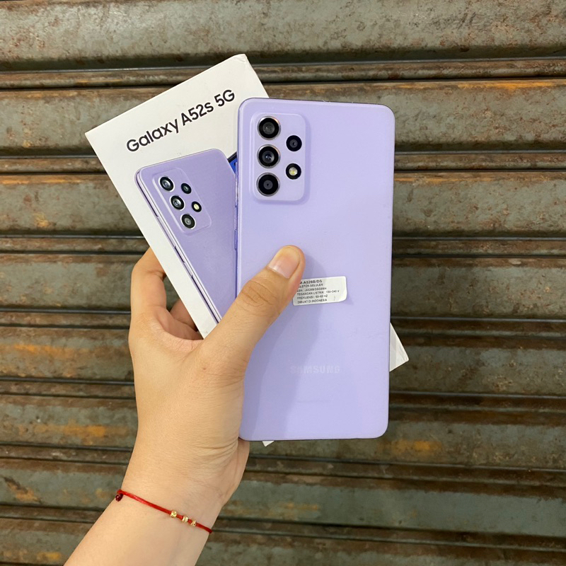 Jual Samsung A52s 5g 8/256gb second bekas pakai resmi sein normal fullset resmi original ...