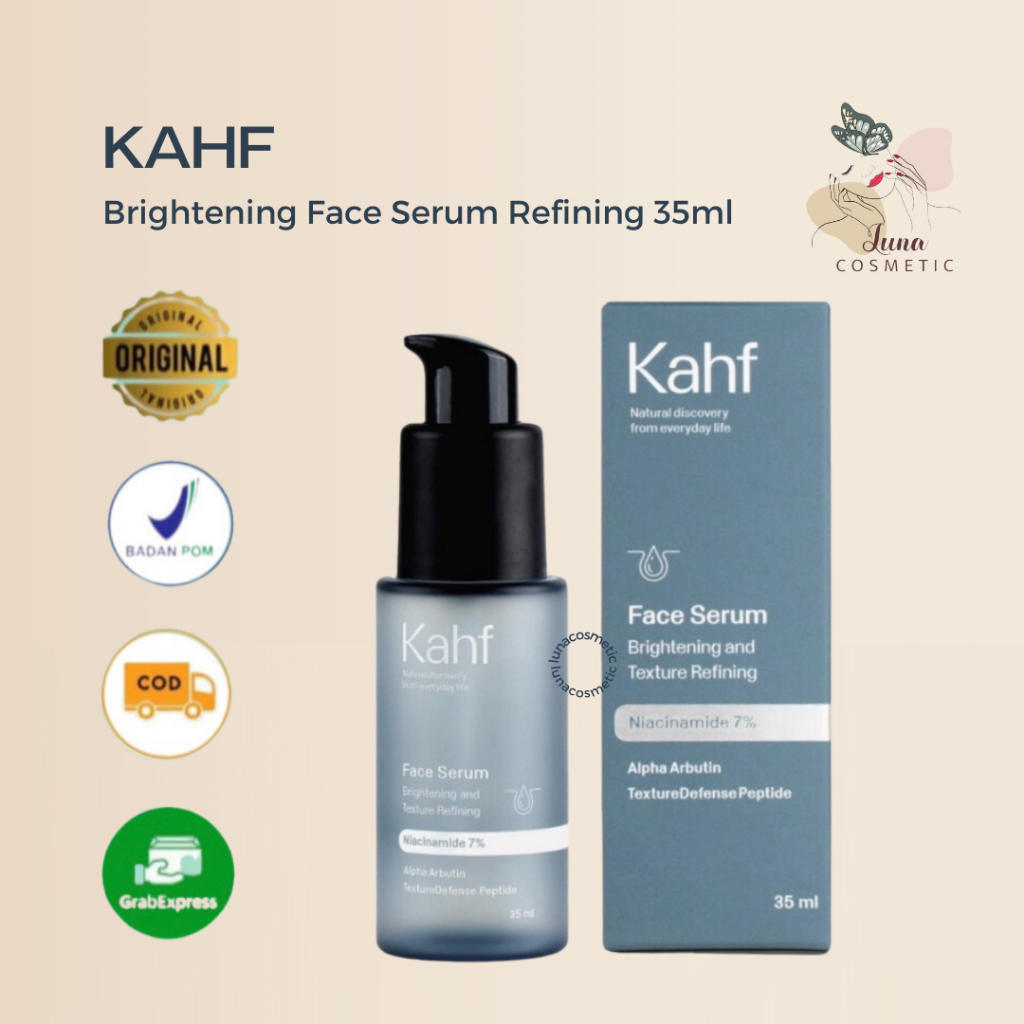 Jual Kahf Brightening and Texture Refining Face Serum 35 ml - Serum ...
