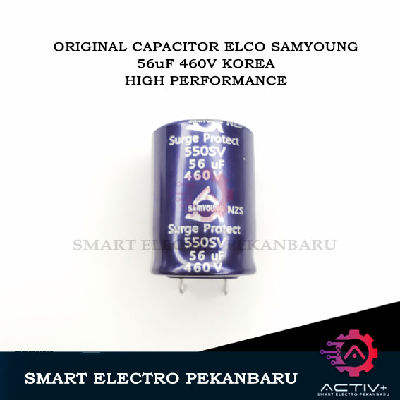 Jual ORIGINAL CAPACITOR ELCO SAMYOUNG 56uF 460V KOREA ELKO 56 uF 460 V Elco Capacitor Elko ...