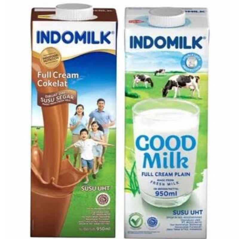 Jual Indomilk 1L/950ml, Susu Indomilk 1L, Indomilk Uht 1L | Shopee Indonesia