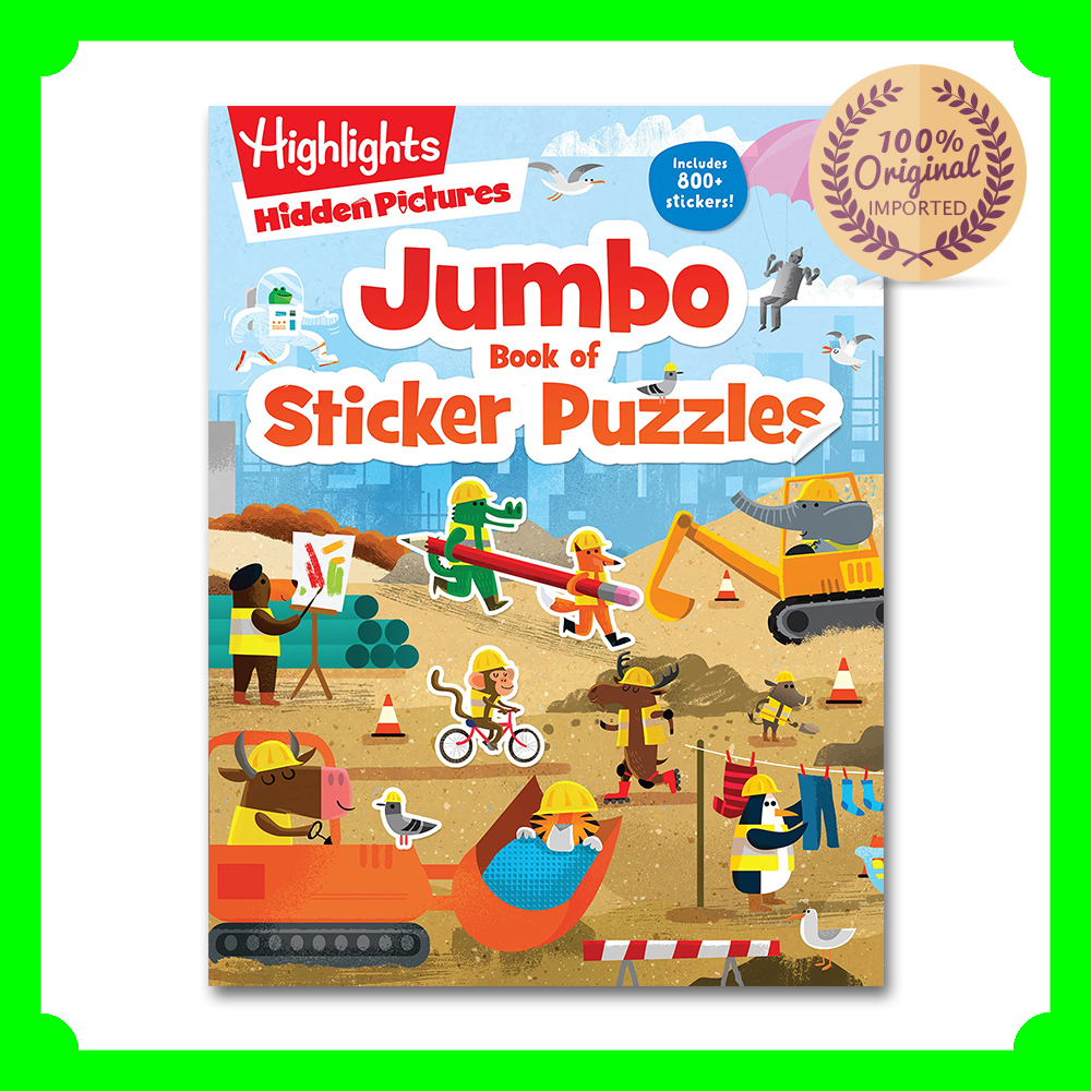 Jual Highlights : Jumbo Book of Sticker Puzzle Hidden Pictures | Shopee ...