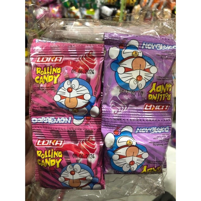 Jual PERMEN YOUKA ROLLING CANDY DORAEMON | Shopee Indonesia