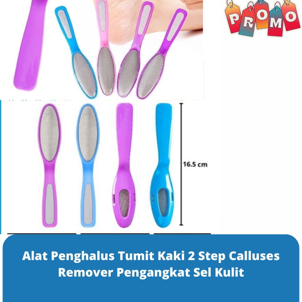Jual Alat Penghalus Tumit Kaki 2 Step Calluses Remover Pengangkat Sel ...