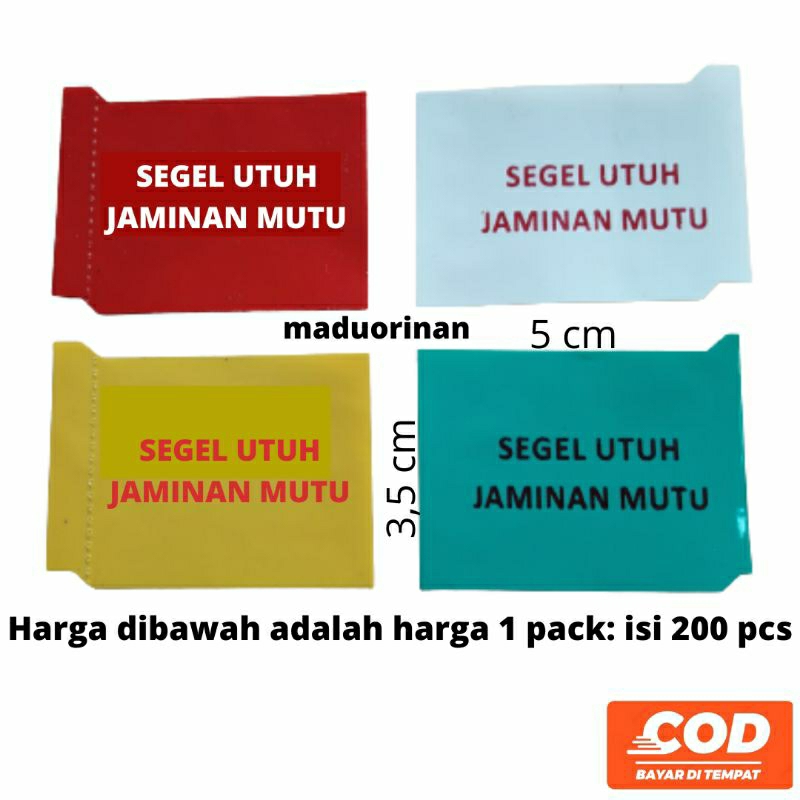 Jual Segel plastik shrink 50 mm untuk tutup botol marjan uc1000 kecap ...