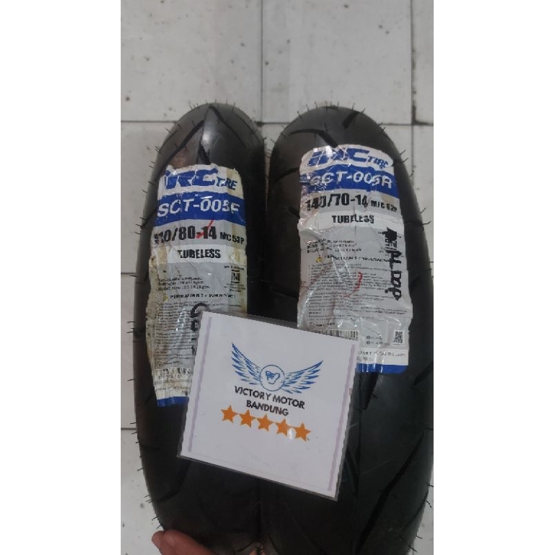 Jual Ban Luar Tubeles Tubles Depan Belakang IRC Aerox 155 SCT-005 110/ ...