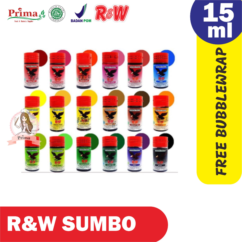 Jual Pewarna Makanan - Rajawali sumbo 15ml | Shopee Indonesia
