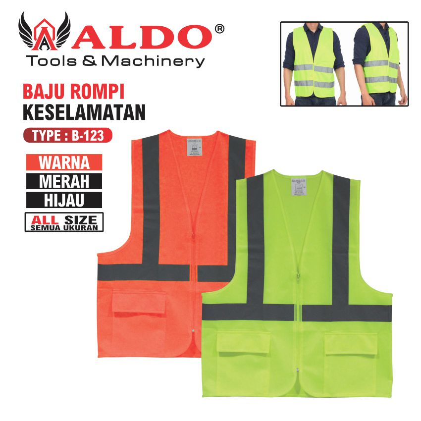 Jual BAJU ROMPI / KESELAMATAN / SAFETY TYPE : B-123 ALDO | Shopee Indonesia