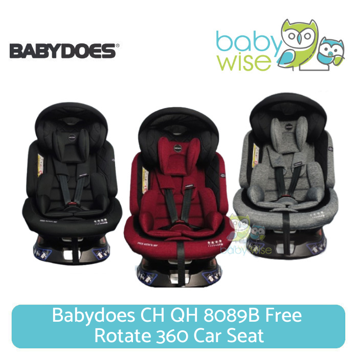 Jual Babydoes CH QH 8089B Free Rotate 360 Car Seat - Kursi Mobil Bayi ...