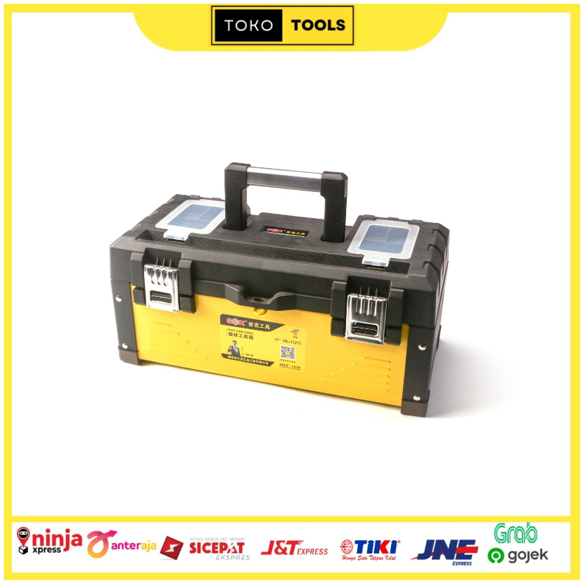 Jual Tool Box 19" / Box Tools 19 Inch / IRON PLASTIC TOOLBOX | Shopee ...