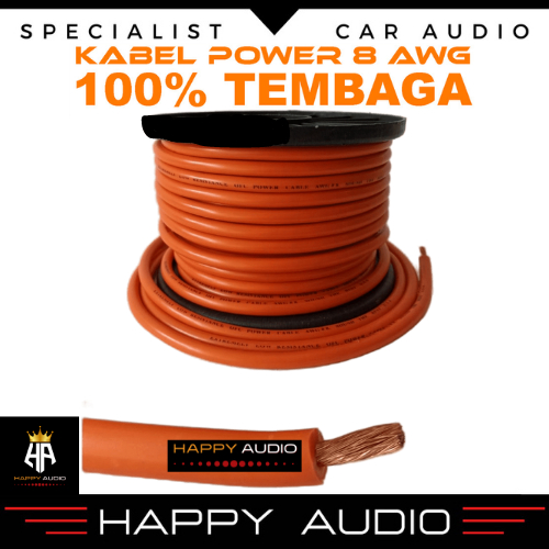 Jual Kabel Aki Power 8 AWG 100% Tembaga Accu Cable 16GA OFC HARGA PER ...