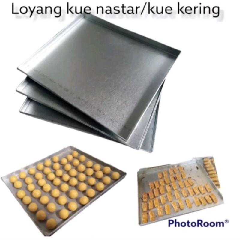 Jual 2pcs Loyang Kue kering/Loyang oven ukuran 30x25cm dan 27x22cm ...