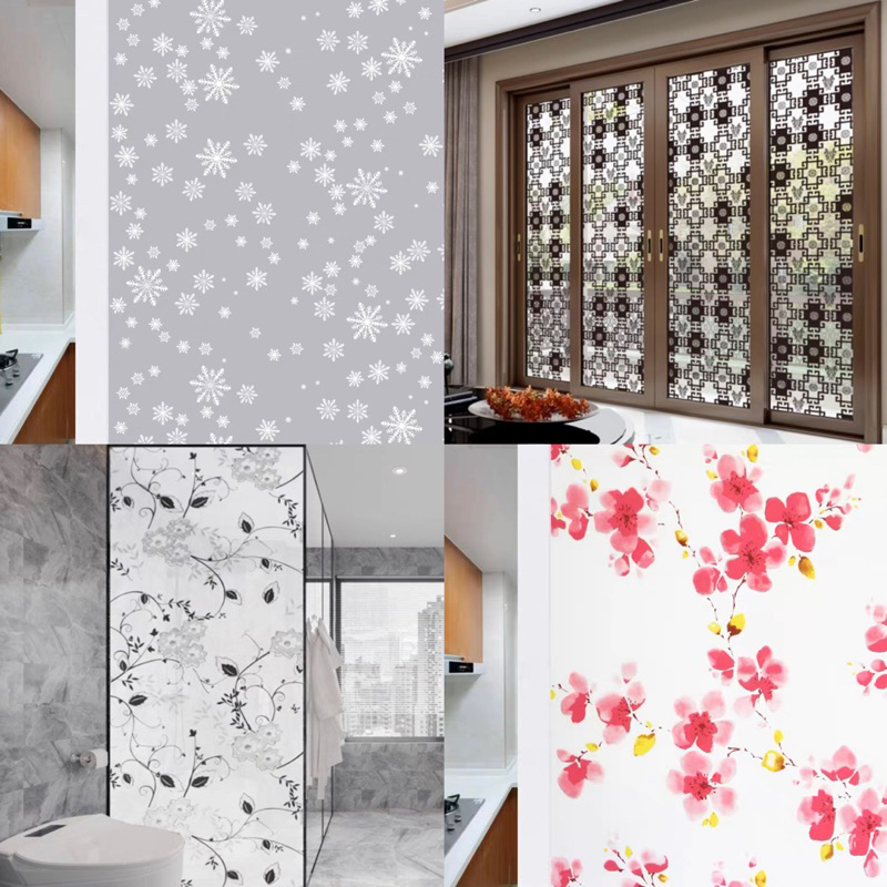 Jual Stiker Kaca Sticker Kaca Jendela L90Cm x P50Cm Bermotif Wallpaper ...