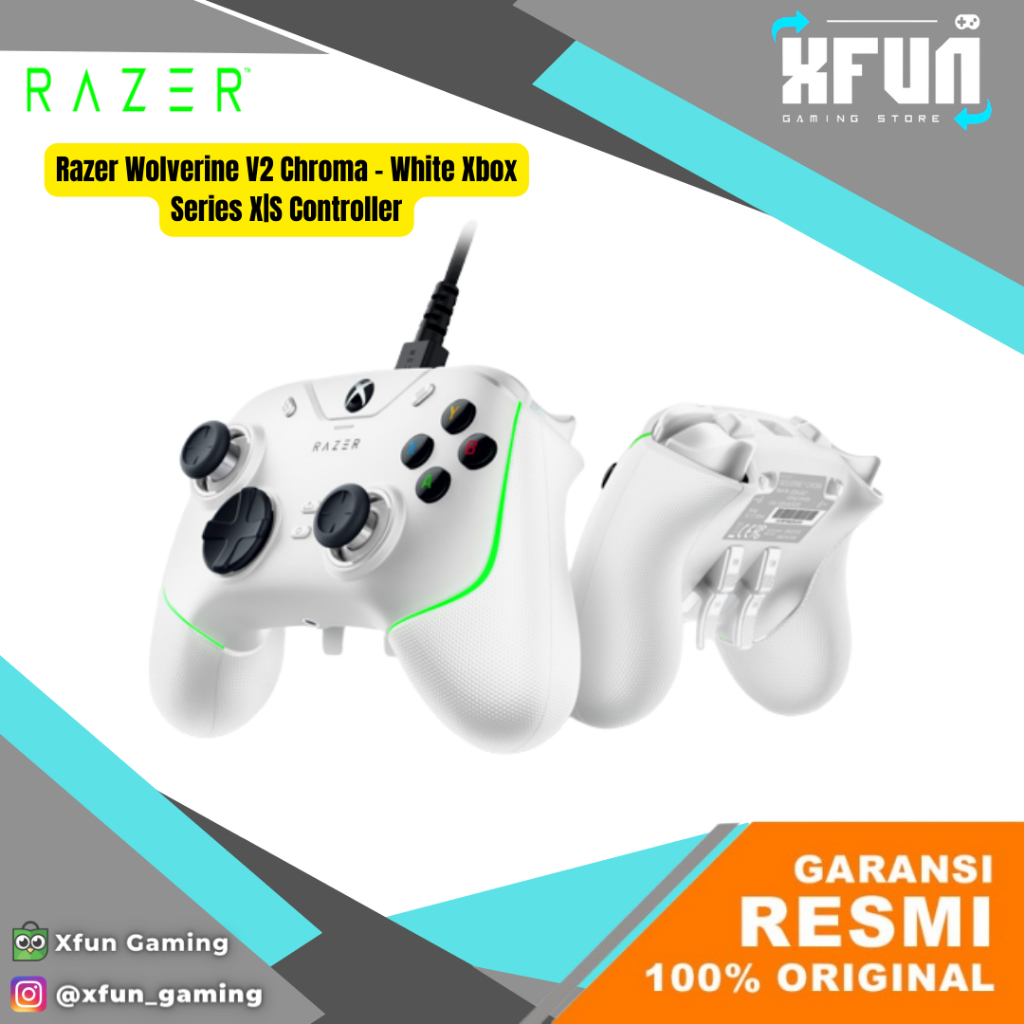 Jual Razer Wolverine V2 Chroma - White Xbox Series X|S Controller ...