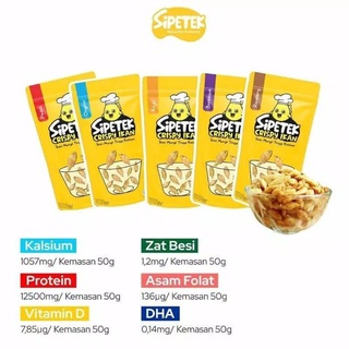 Jual Sipetek Crispy Ikan Lauk Pauk Tinggi Kalsium 30gr 1thn+ | Shopee ...