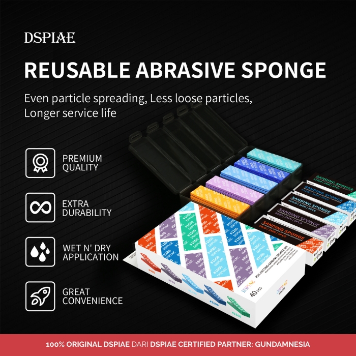 Jual DSPIAE DS3 Reusable Abrasive Sanding Sponge (Amplas Model Kit) | Shopee Indonesia