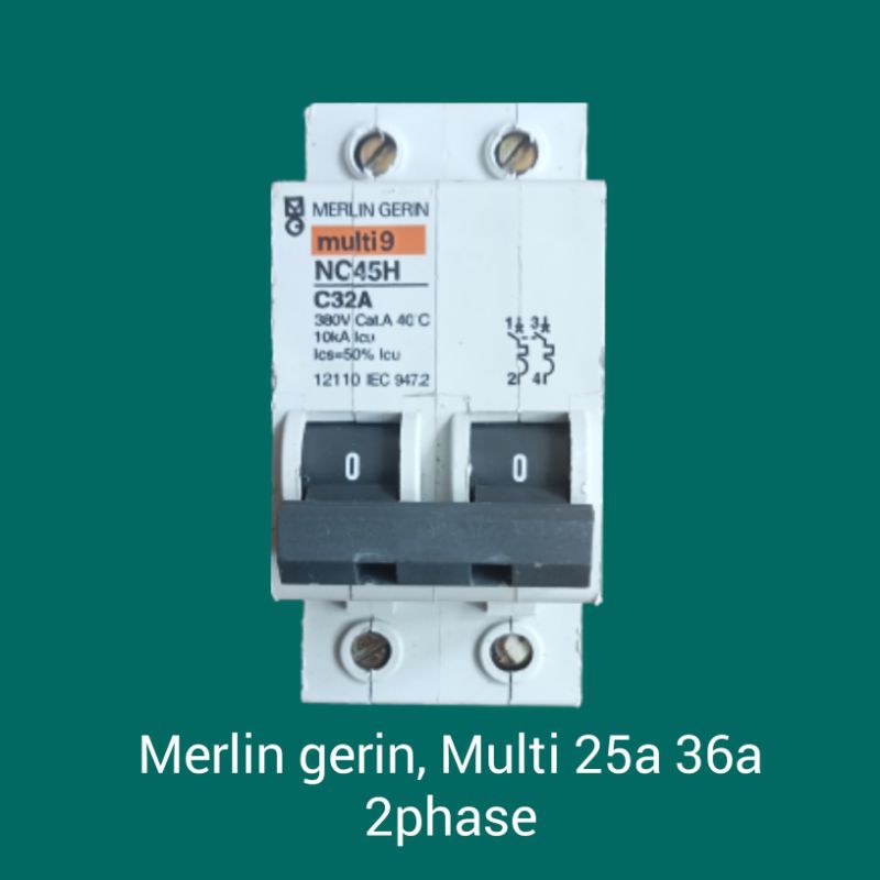 Jual mcb merlin gerin 25a 63a 2phase | Shopee Indonesia