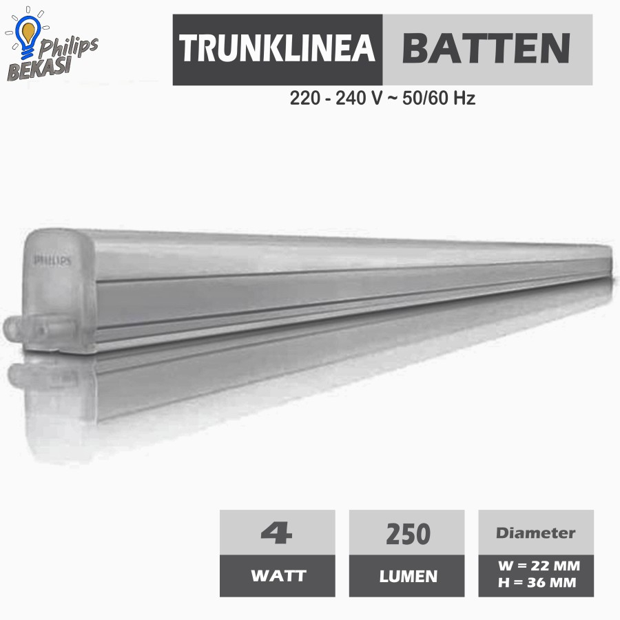 Jual Philips Lampu T5 Batten 4 Watt LED 31093 Trunklinea | Shopee Indonesia