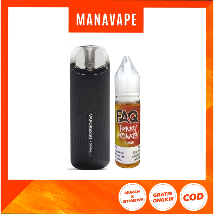 Jual VAPORESSO OSMALL POD AUTHENTIC + LIQUID SALT NIC 15ML | Shopee ...