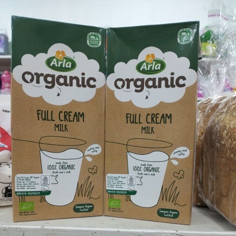 Jual Arla Susu Full Cream UHT Organic 1L HALAL Impor Denmark | Shopee ...
