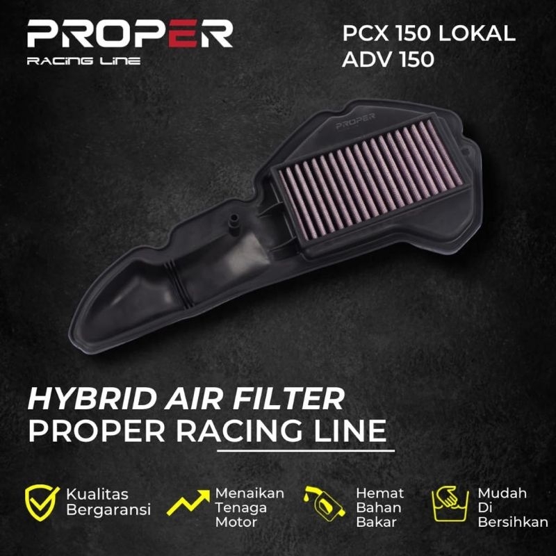 Jual FILTER UDARA PROPER PCX 150 LOKAL/ADV 150 PROPER RACING LINE ...