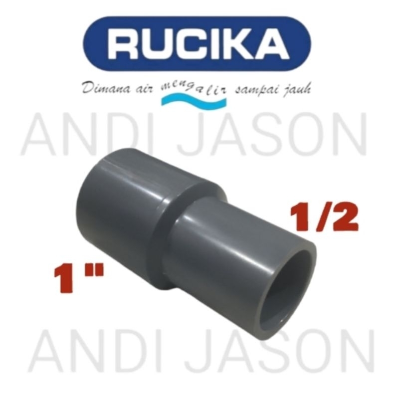 Jual R SOCK SOCKET RUCIKA 1"X1/2 INCI SOKET 1"X1/2 PVC (AW) RUCIKA R ...