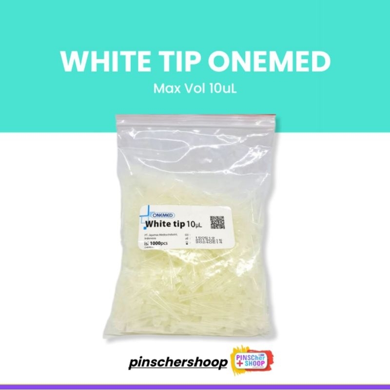 Jual White Tip Micropipet Tips Putih (0.1-10 microliter) Isi 1000 Pcs ...