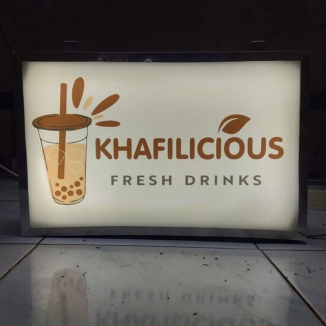 Jual NEON BOX AKRILIK DUA SISI 25x40CM | NEON BOX TANDA TOKO USAHA ...