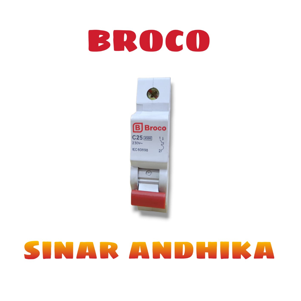 Jual Mcb Broco 25A/32Amp Electrical 1 Phase | Shopee Indonesia