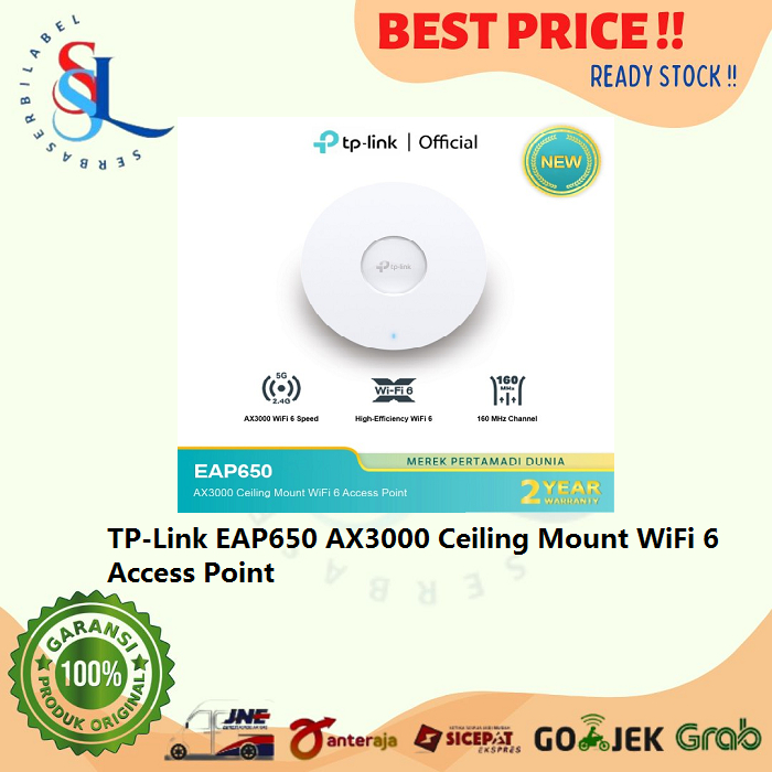 Jual TP-Link EAP650 AX3000 Ceiling Mount WiFi 6 Access Point | Shopee Indonesia
