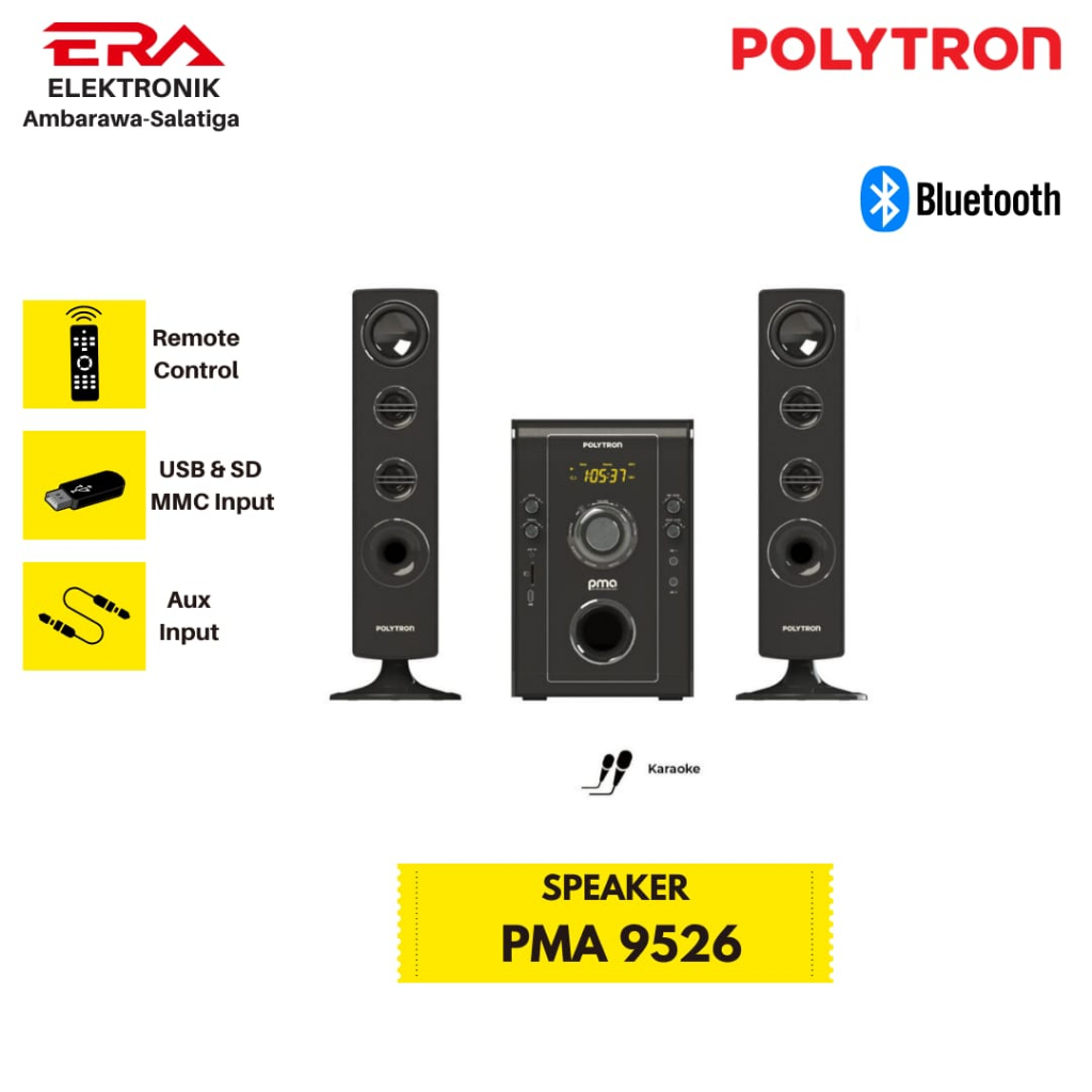 Jual POLYTRON Multimedia Speaker PMA 9526 Original | Shopee Indonesia
