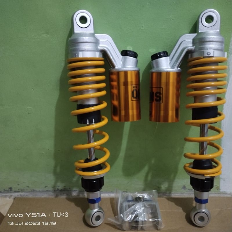 Jual shock belakang Ohlins original ukuran 330mm 340mm | Shopee Indonesia