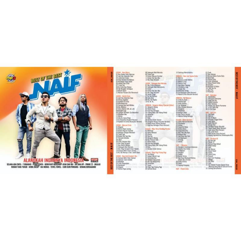 Jual kaset audio lagu Mp3 Best Of The Best Naif | Shopee Indonesia