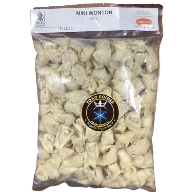 Jual bumifood mini wonton 500gr / pangsit | Shopee Indonesia