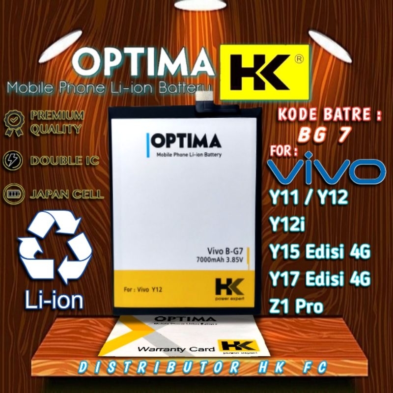 Jual Batre BG 7 Vivo Z1 pro Battery BG7 Y11 Batrai Y12 / Y12i Baterai Y15 Edisi 4G Y17 Edisi 4G ...