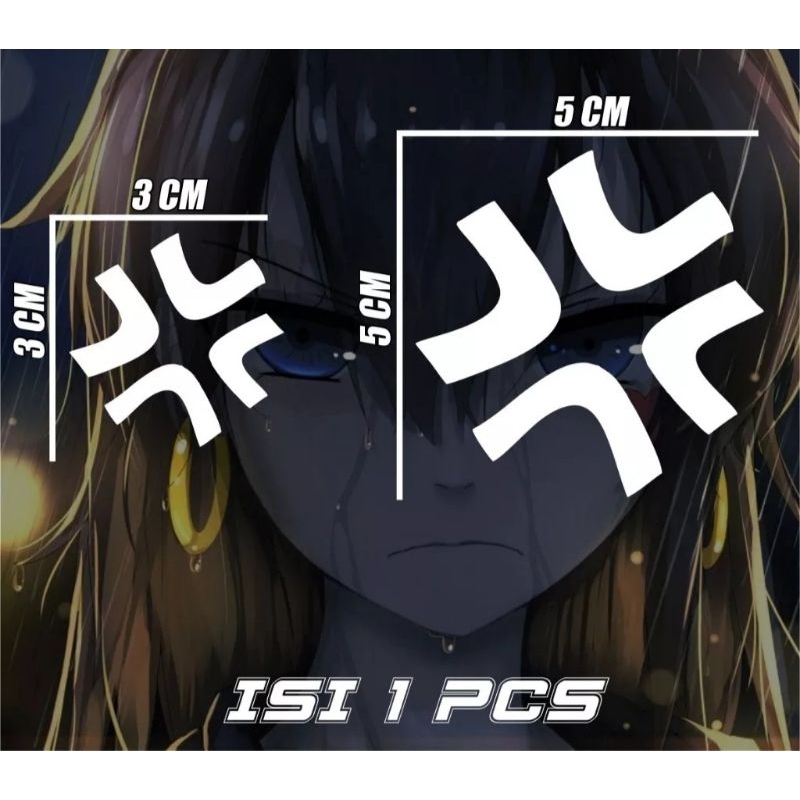 Jual STIKER VARIASI MOTOR KEREN CUTTING ANIME EFEK MARAH | Shopee Indonesia