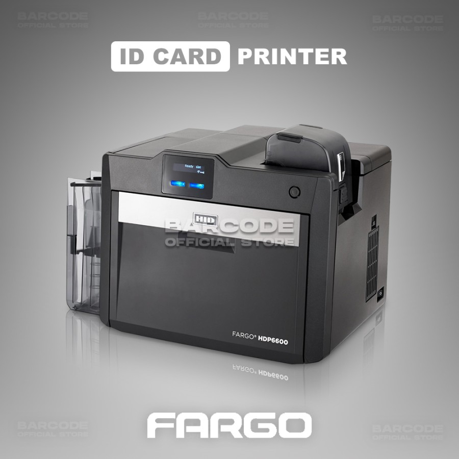 Jual ID Card Printer Fargo HDP 6600 Cetak Kartu Satu Sisi Full Color ...