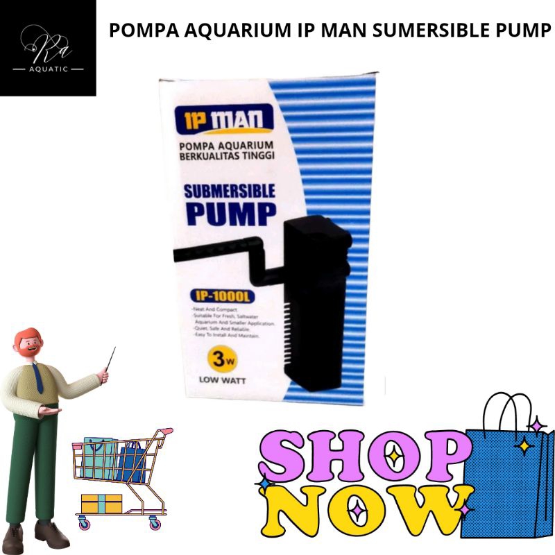 Jual Submersible Pump IP MAN 1000L SUMERSIBLE Pompa Filter Internal ...