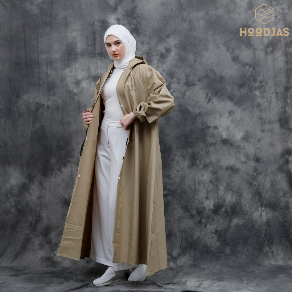 Jual HOODJAS Jas Hujan Wanita Muslimah Model Gamis Kamila Bahan PVC 0 ...