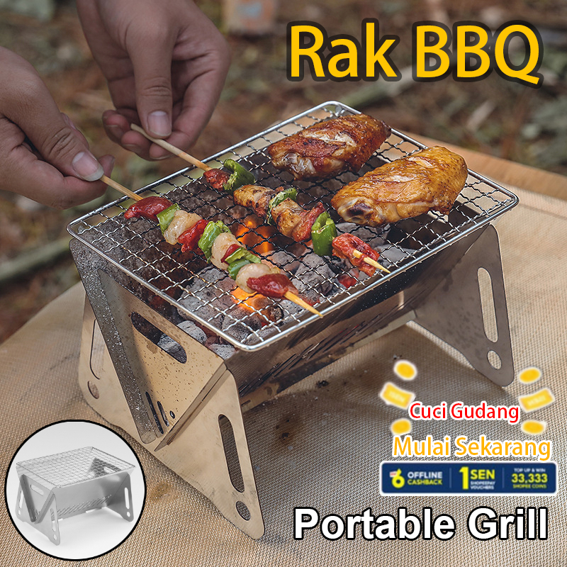 Jual Rak BBQ / Rak Panggangan / Camping Grill / Panggangan BBQ ...