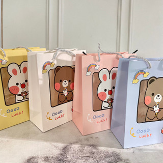 Jual Paper bag Teddy Bear & Rabbit Cute Lucu ukuran 22x15x7 CM Harga ...