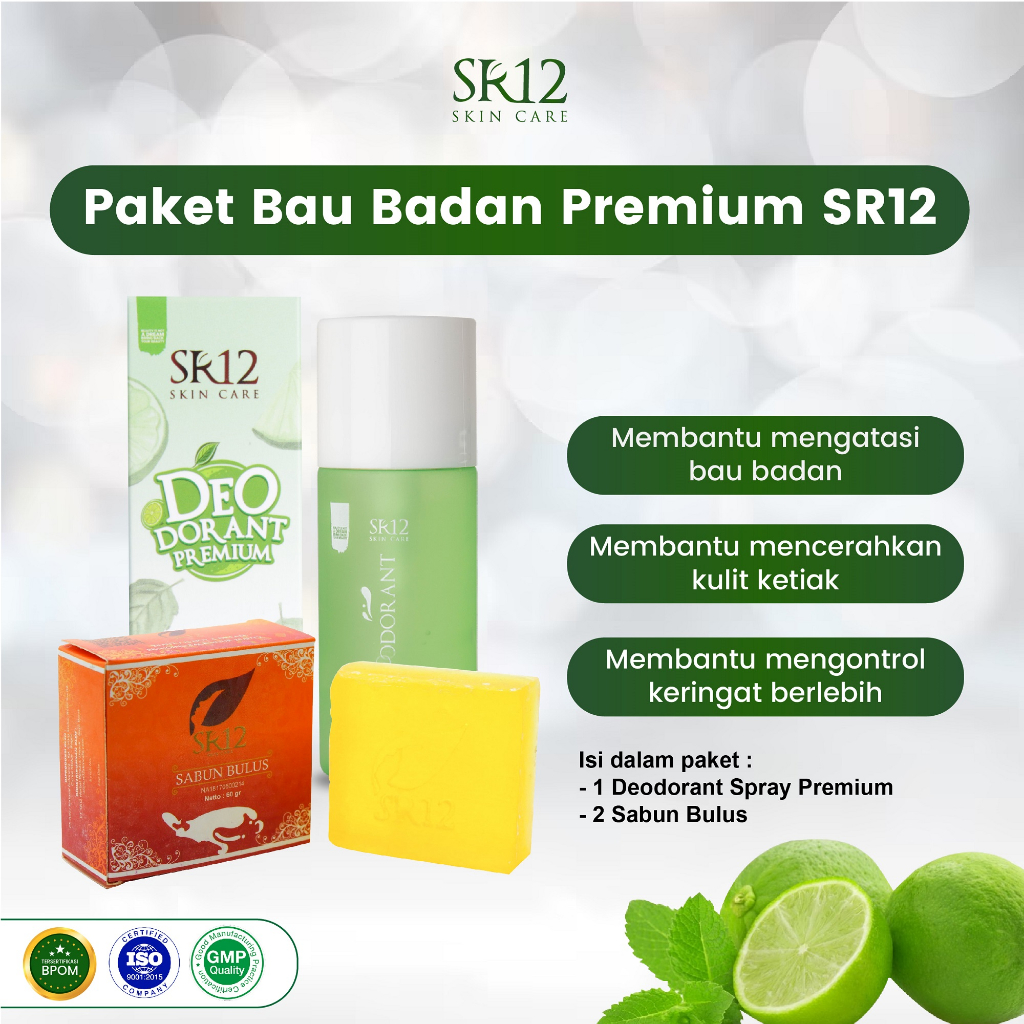 Jual Deodorant Spray SR12 Herbal Atasi Bau Ketiak - Deo Spray Tawas Hilangkan Keringat Berlebih ...