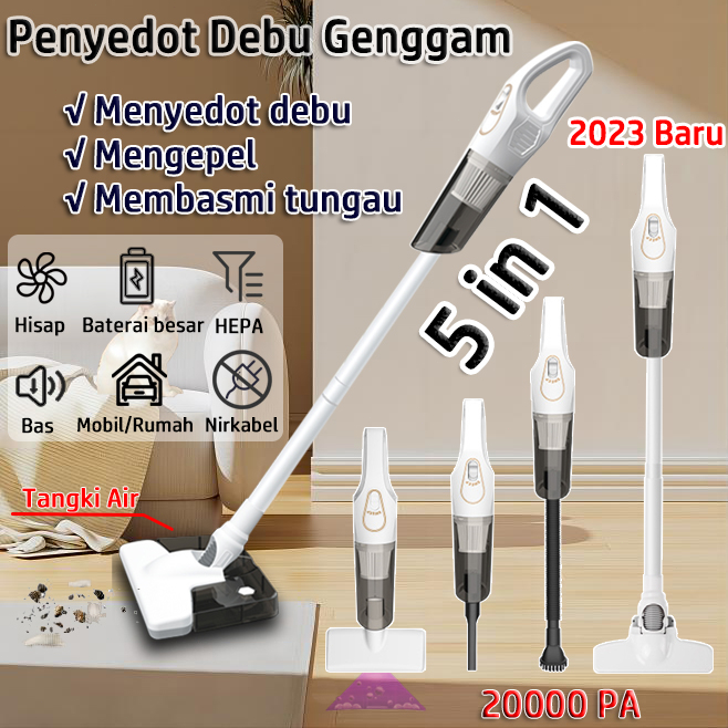 Jual 2023 Vacum Cleaner 5 In 1 Penyedot Debu Portable Cordless