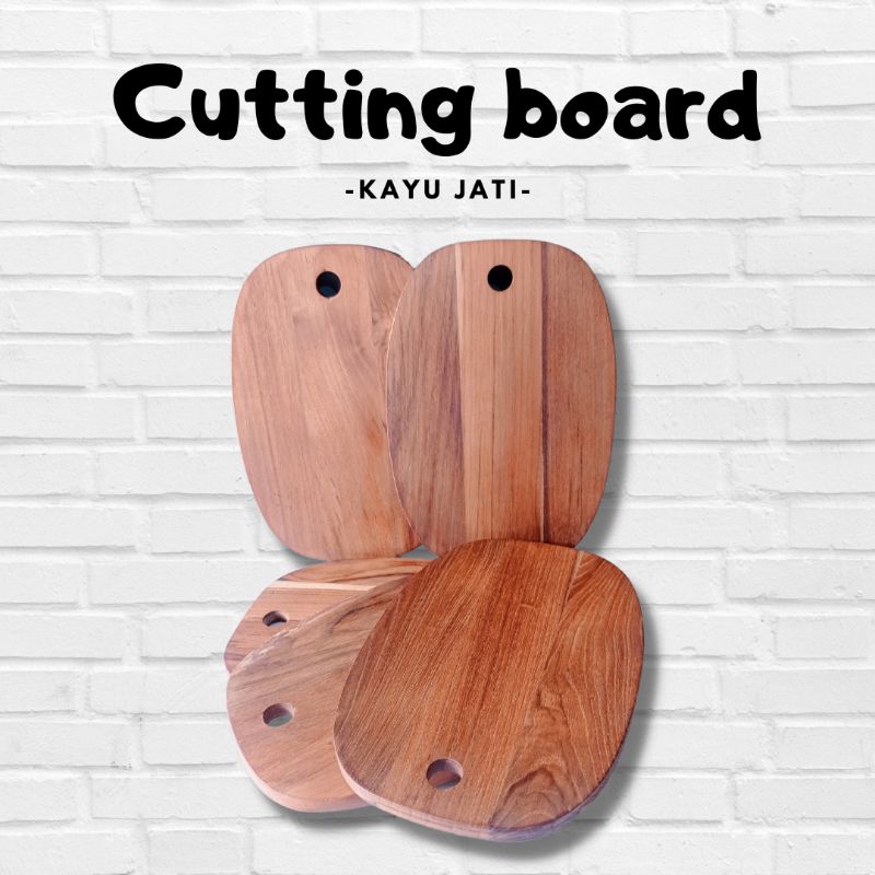 Jual TALENAN KAYU JATI - CUTTING BOARD | Shopee Indonesia
