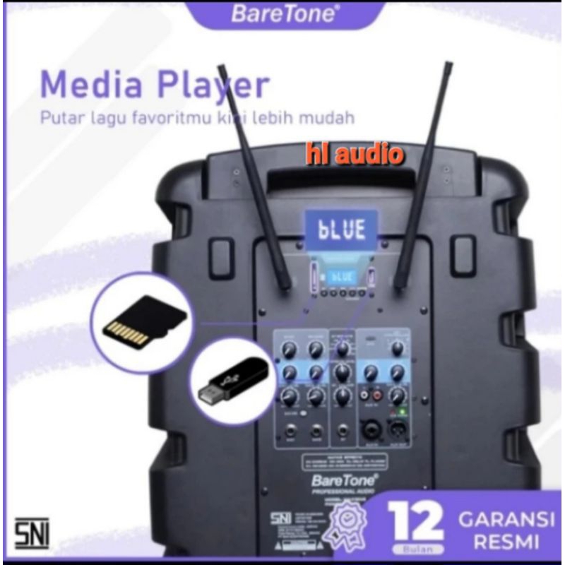 Jual SPEAKER PORTABLE BARETONE MAX 15 NB ORIGINAL | Shopee Indonesia