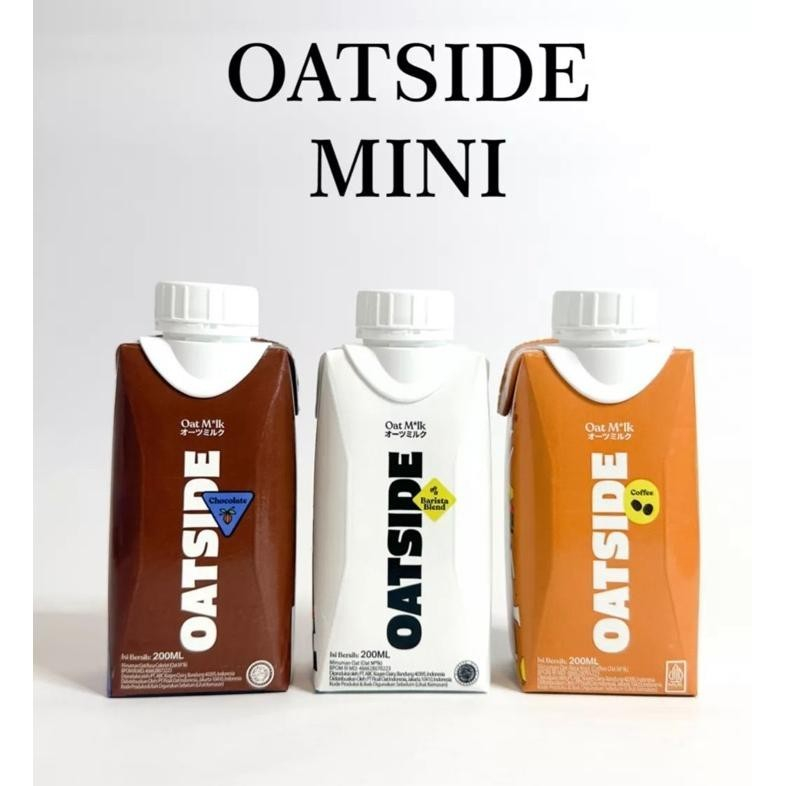 Jual Oatside Mini Oat Milk 200Ml Susu Oat Gandum Lactose Free All Varian | Shopee Indonesia