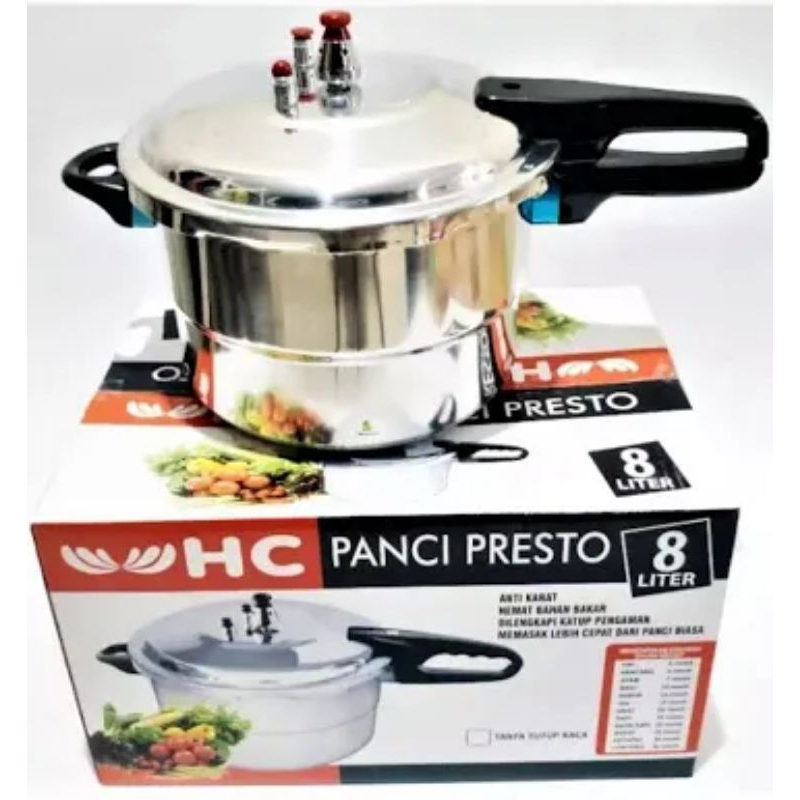 Jual ( Bayar Ditempat / COD )Panci Presto Happy Call / HC 8 Liter | Shopee Indonesia